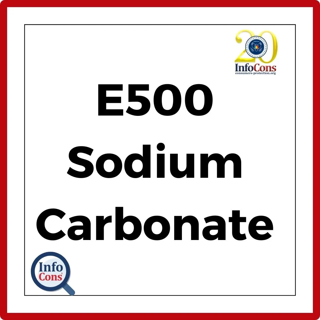 E500 sodium carbonate - InfoCons