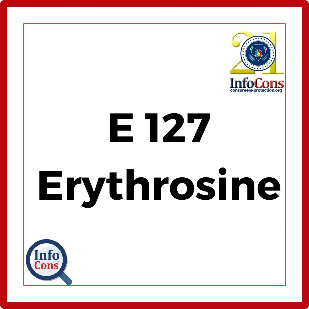 E127 – Erythrosine - InfoCons