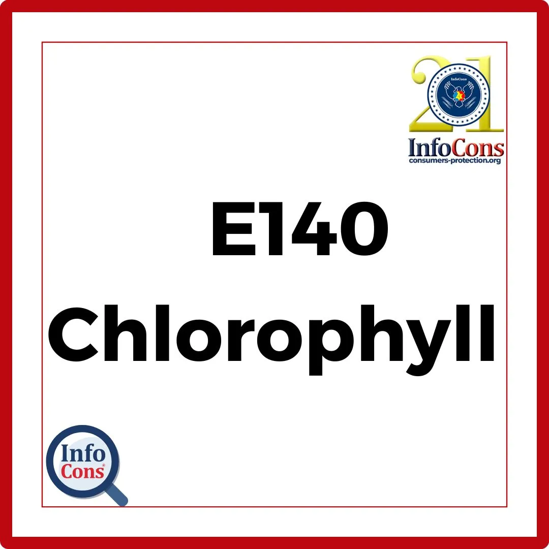 E140 – Chlorophylls - InfoCons