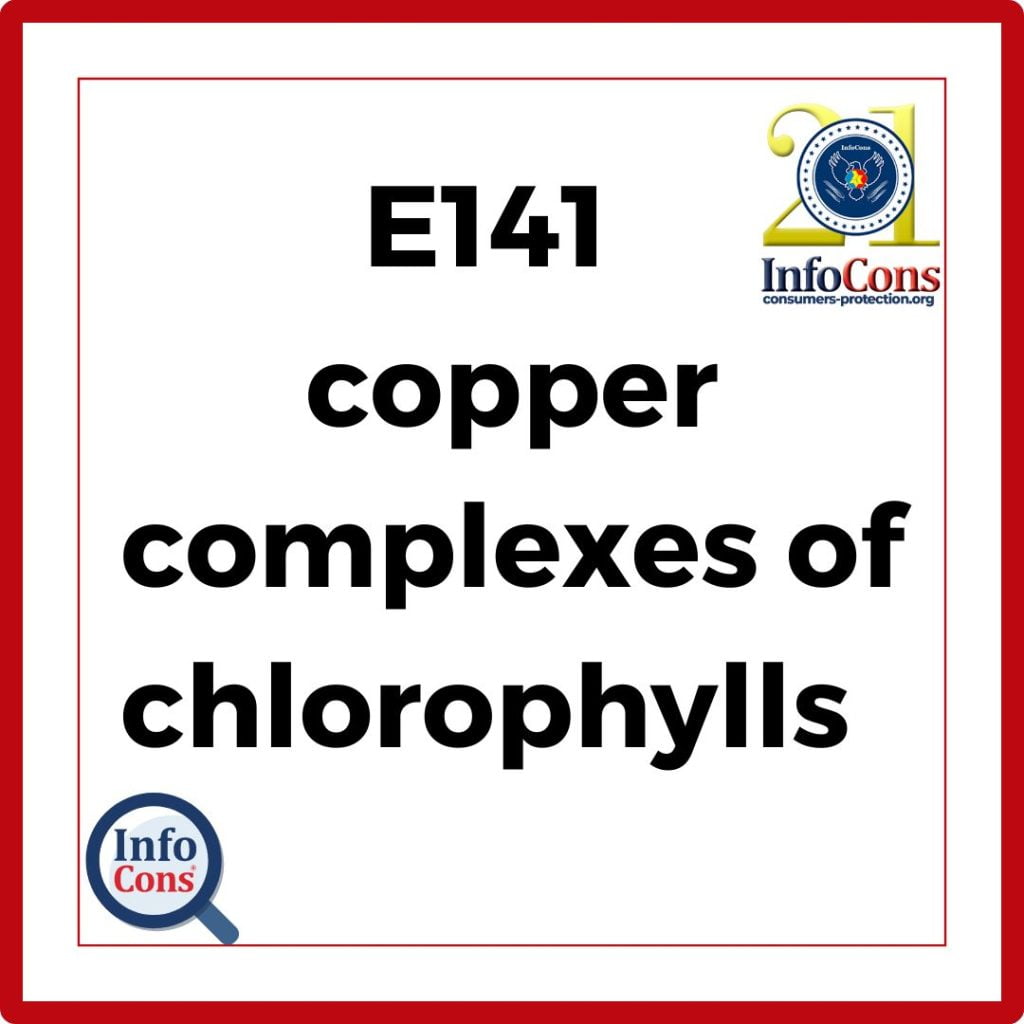 E141 food additive – copper complexes of chlorophylls - InfoCons