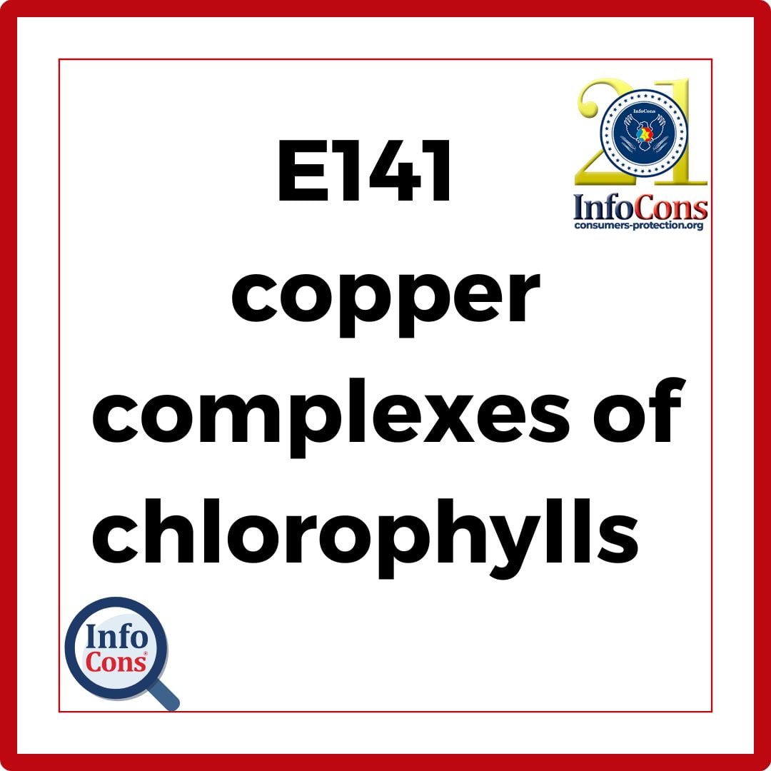 E141 food additive – copper complexes of chlorophylls - InfoCons