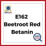 E162 - Beetroot Red , Betanin - InfoCons