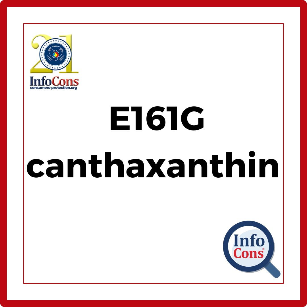 E161G - canthaxanthin - InfoCons