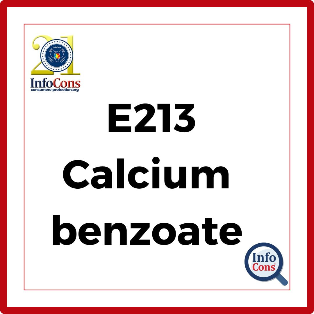 E213 - Calcium benzoate - InfoCons