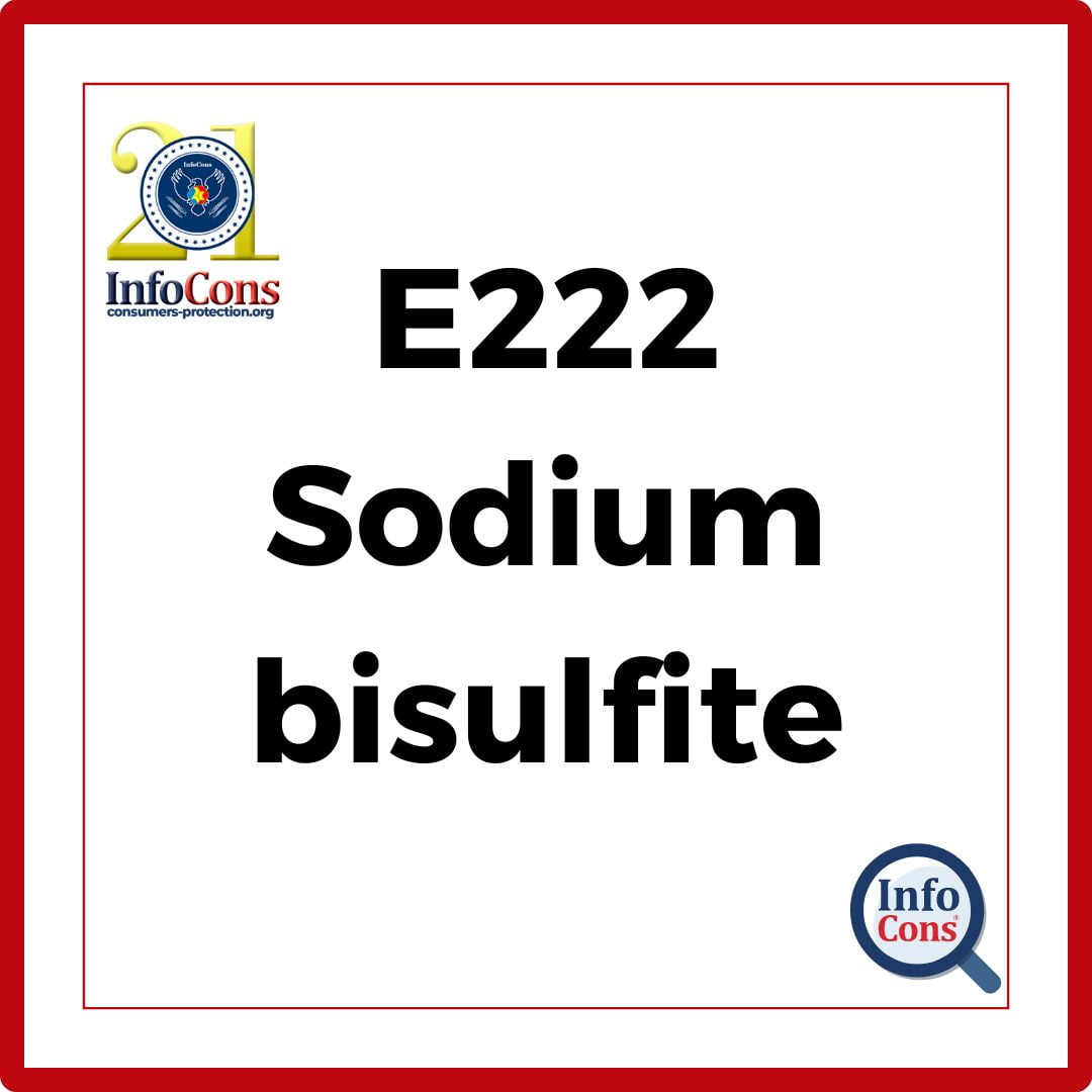 E222 - Sodium bisulfite - InfoCons