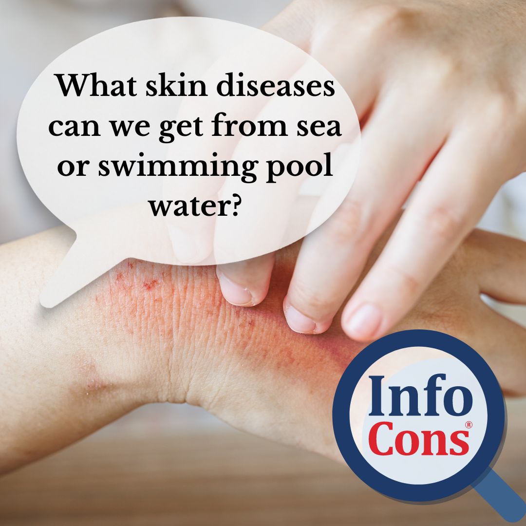 What skin diseases can we get from sea or pool water? - InfoCons