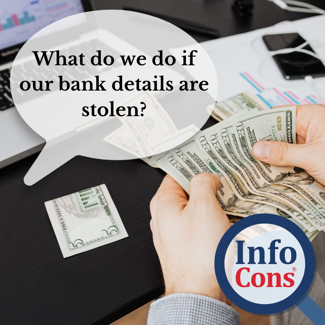 What to Do If Your Banking Data Is Stolen? - InfoCons