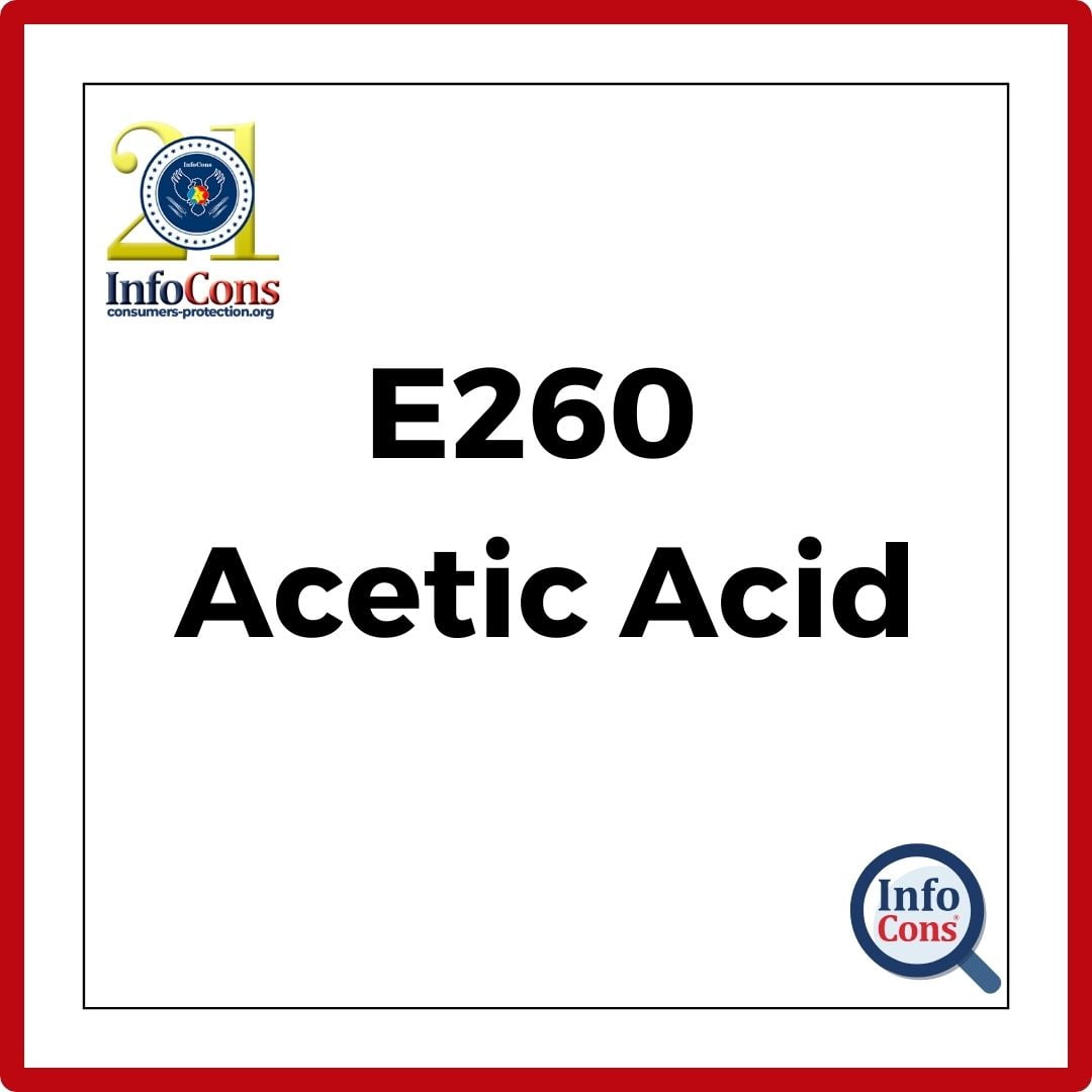 E260 – Acetic Acid - InfoCons