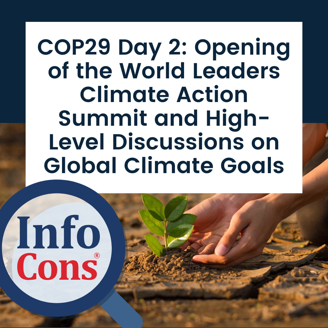 COP29 Day 2 : Opening of the World Leaders Climate Action Summit and ...