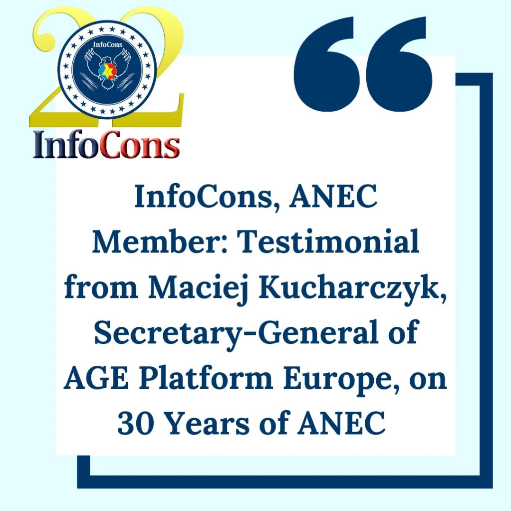 InfoCons – Consumers Protection , ANEC Member : Testimonial from Maciej ...
