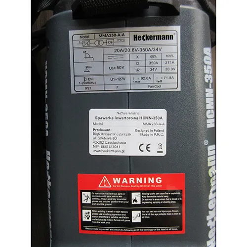 InfoCons Consumer Protection Alert : HECKERMANN - Inverter welder ...