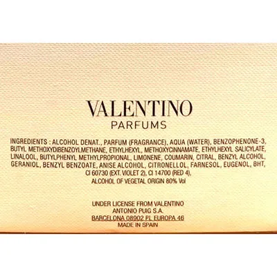InfoCons Consumer Protection Alert : Valentino - Perfume - InfoCons